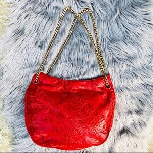 Bags | Vintage Snakeskin Chain Link Purse | Poshmark